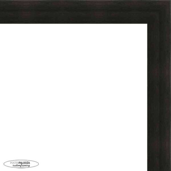 11x16 Traditional Black Complete Wood Picture Frame with UV Acrylic ...