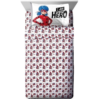 Miraculous Ladybug Superhero Sheet Set - Bed Bath & Beyond - 35365716