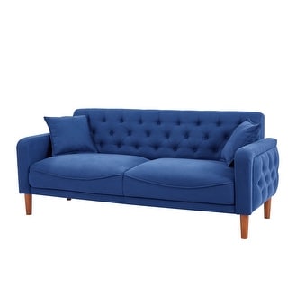 78" Tufted Back Sofa, Multiple Cushions with Pillow Back - Bed Bath ...
