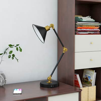 Adjustable Metal USB Desk Lamp - Bed Bath & Beyond - 37235612