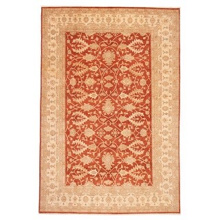 ECARPETGALLERY Hand-knotted Chobi Finest Copper Wool Rug - 9'10 x 13'10 ...