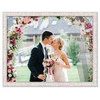 16x18 Frame White Picture Frame - Complete Modern Photo Frame Includes ...