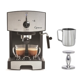 Capresso EC50 Pump Espresso and Cappuccino Machine with Accesories ...