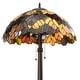 Emily River of Goods Autumn Leaves Stained Glass 62-Inch Floor Lamp ...