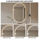 48*30 inch Smart Wall Mounted LED Touch Screen Anti-fog Mirror Bathroom ...