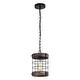 Modern Farmhouse 1-Light Wood Pendant Rustic Kitchen Island Lights ...