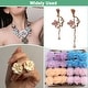 Bead End Caps Flower Stamen Metal Multi-Petal Flower Spacer Bead End ...