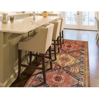 Noori Rug Fine Vintage Distressed Alisha Rust/Navy Rug - 5'0" x 9'2 ...