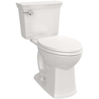 DXV Wyatt Two Piece Elongated Toilet with Left Hand Trip Lever - Bed ...