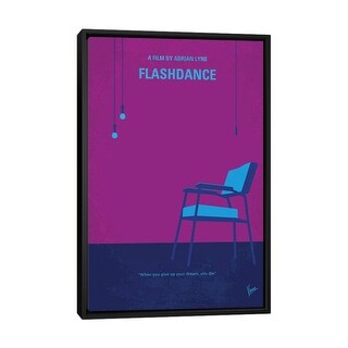 iCanvas "Flashdance Minimal Movie Poster" by Chungkong Framed Canvas ...
