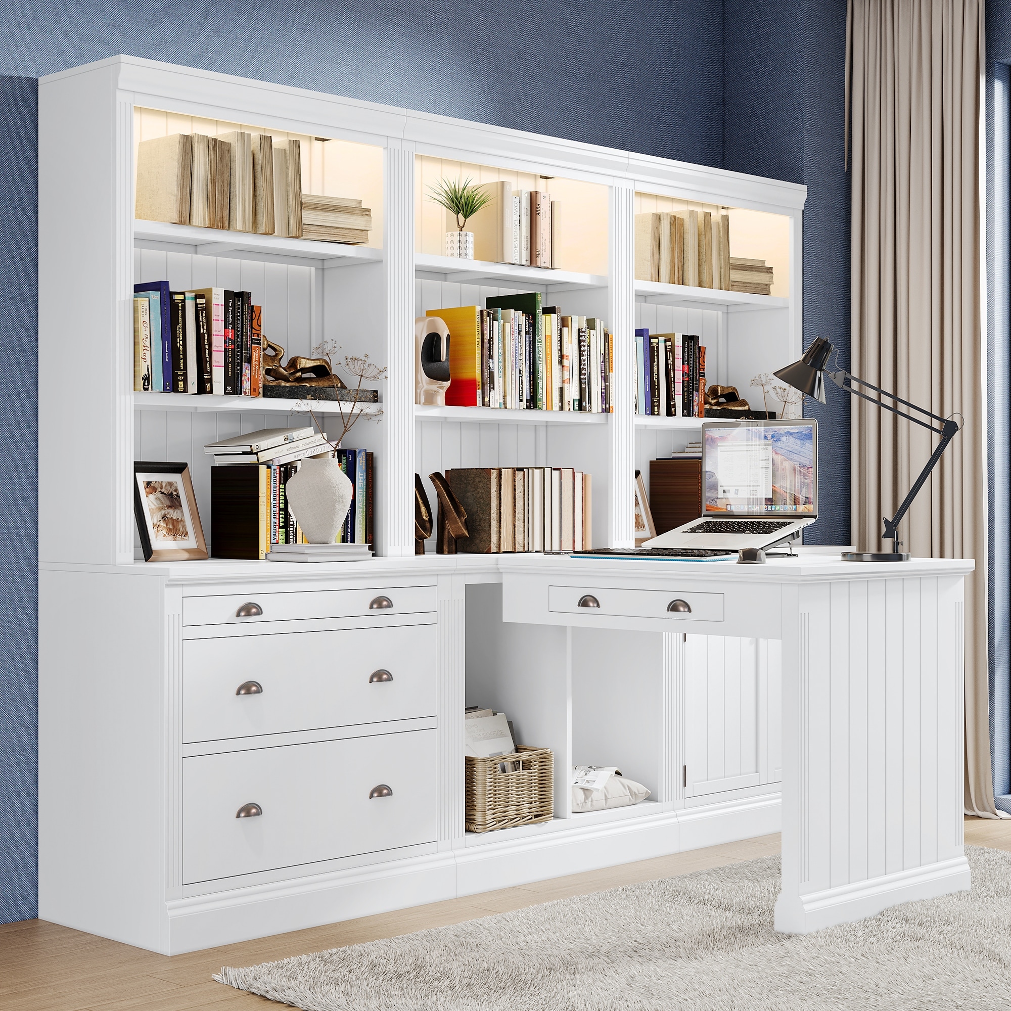 Tall modern bookshelf store