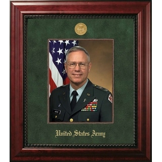 Patriot Frames Army 8x10 Portrait Executive Frame with Gold Medallion ...
