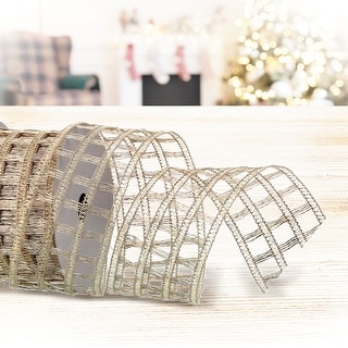 2.5"Knitted Metallic Net Ribbon Set of 3 - 2.5" - Bed Bath & Beyond ...