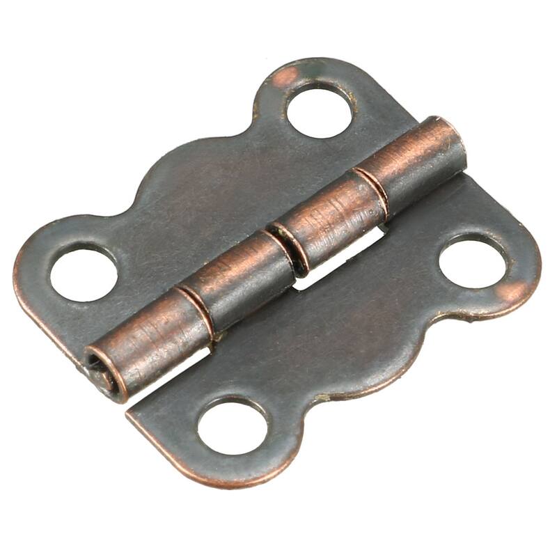 0.63" Antique Copper Hinges Retro Butterfly Mini Hinge with Screws ...