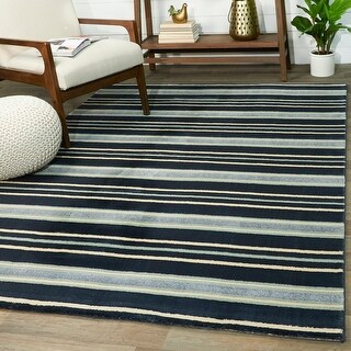 Lewis Striped Area Rug - Bed Bath & Beyond - 31497440