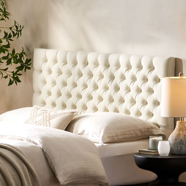 Jezebel Adjustable Full Queen Tufted Headboard by Christopher Knight Home On Sale Bed Bath Beyond 8614388