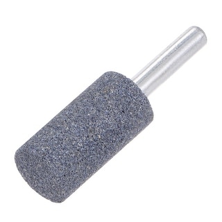 5pcs Abrasive Mounted Stone 1/4" Shank 0.63" Cylindrical Corundum ...