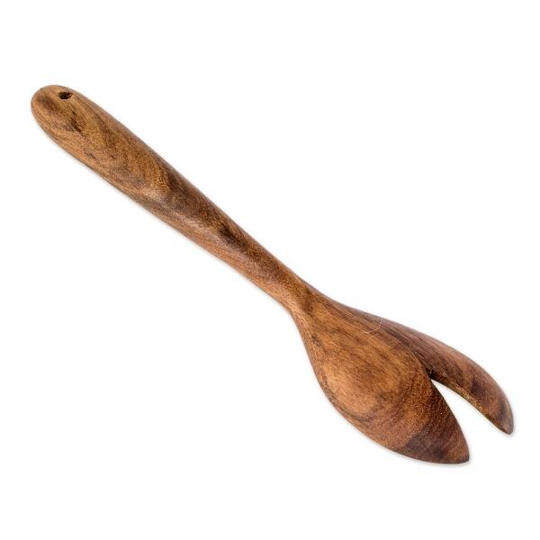 Novica Handmade Dinner Is Served Wood Serving Spork - Bed Bath & Beyond ...