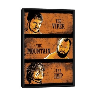 iCanvas "The Viper, The Mountain And The Imp" by Denis Orio Ibanez ...