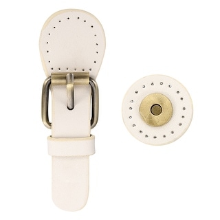 Leather Snap Buckles Snap Button Closure, Magnetic Snap Bags - S - Bed ...