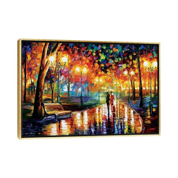 iCanvas "Rain's Rustle I" by Leonid Afremov Framed Canvas Print - Bed ...