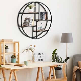 Circular Wall-Mounted 4-Tier Storage Shelf - Bed Bath & Beyond - 37779625