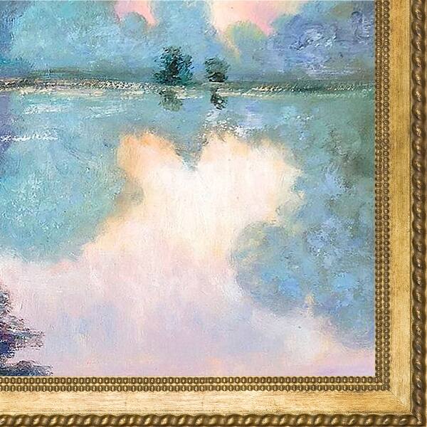 Claude Monet 'Morning on the Seine near Giverny' Hand Painted Oil ...