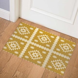 ZILI GOLD Doormat By Kavka Designs - Bed Bath & Beyond - 31257543