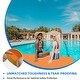 Moasis 9' X 6' Lily Pad Floating Mat Water Mat Inflatable Rafts Lily ...