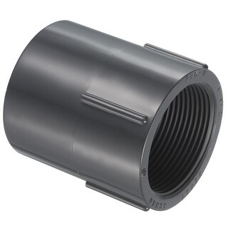 PVC Pipe Fitting 3/2NPT Female Thread 3/2" Socket Straight Connector ...