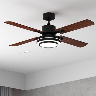 Moasis 52"Modern Ceiling Fan with Light and Remote Control - Bed Bath ...