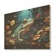 Designart "Abstract Representation Of Green Frog" Frogs & Toads Wood ...