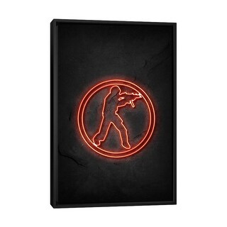iCanvas "Counter Strike" by Durro Art Framed Canvas Print - Bed Bath ...