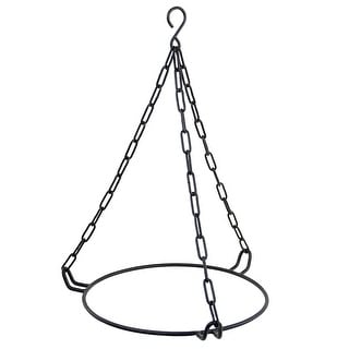 Achla Designs Hanging Ring for 12" Bowl, 11 Inch Diameter, Black Powder ...