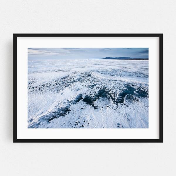 blue turquoise ice blue sky and hills Photography Art Print/Poster ...