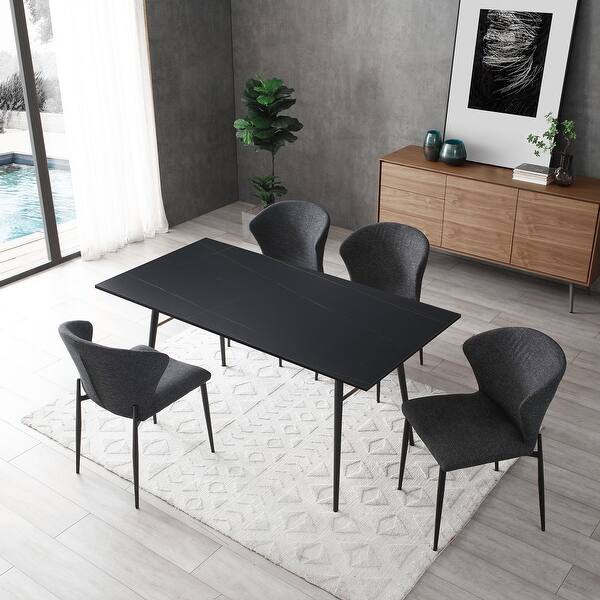 62inch Dining Table Ceramic Tile Kitchen Table Small Space Dining Table ...