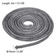 13.12ftx0.39inch Fiberglass Fiber Rope Round Braided Rope Gasket Seal ...
