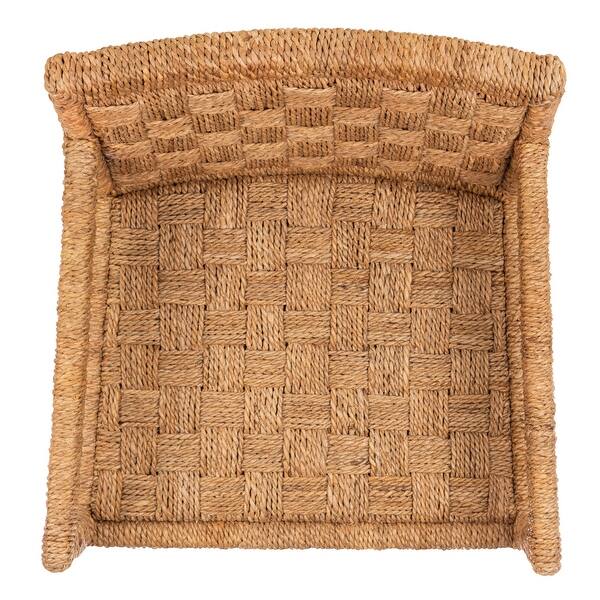 SAFAVIEH Couture Brinn Woven Accent Chair - 27" W x 27" L x 30" H - Bed ...