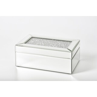 8 Mirrored Crystal Jewelry Box - Bed Bath & Beyond - 35547893