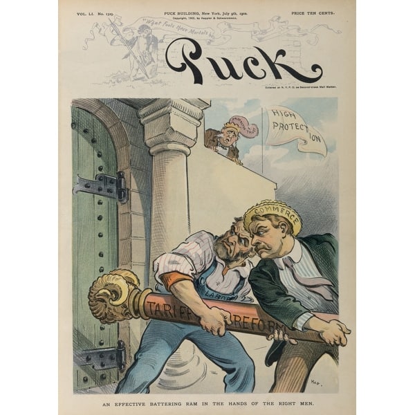 An Effective Battering Ram In The Hands Of The Right Men Cartoon ...