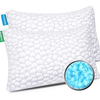 Luxury Gel Pillows King Size with Washable Removable Cover - Bed Bath ...