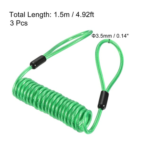 Security Cable Coated Ropes with Double Loop - Bed Bath & Beyond - 36801229