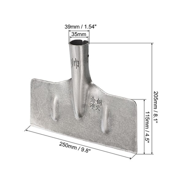 2Pcs 8 Inch Garden Shovel Cleaning Spade Weeding Shovel Steel Flat Ice ...