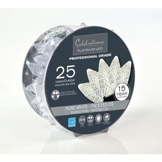 Platinum LED C9 Pure White Christmas Lights - Bed Bath & Beyond - 32905967