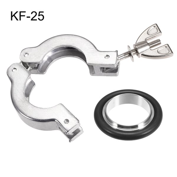2pcs Vacuum Clamp 53mm x 31mm KF25 Clamp Wing Nut with Center Ring ...