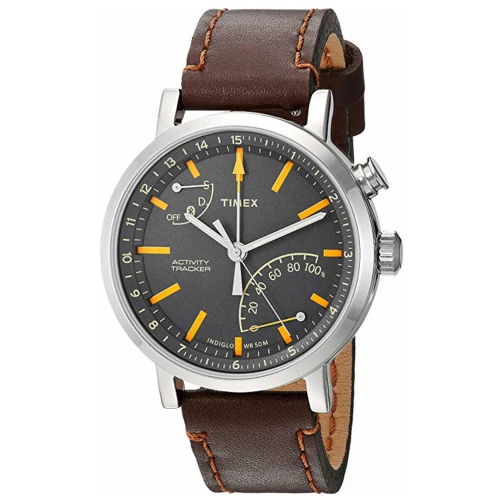 Timex Men's Metropolitan Grey Dial Watch - TW2P92300 - One Size ...