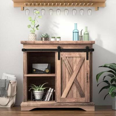 Zenova 5FT Barn Door Hardware Kit for Single Door - Overstock - 32910458