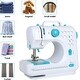 Sewing Machine for Beginners, 12 Built-in Stitches Portable Sew ...