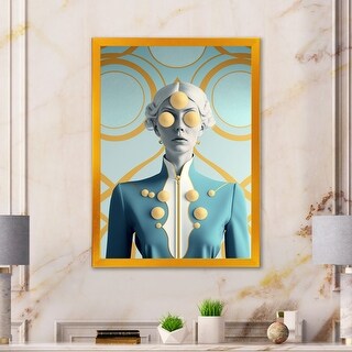 Designart "Goddess Oracle Efflorescence IV" Modern Framed Art Print ...