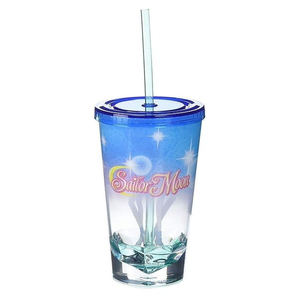 Sailor Moon Uranus & Neptune Acrylic Diamond Bottom 16oz Carnival Cup ...